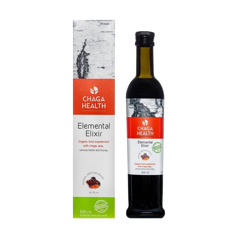Chaga Health ELEMENTAL eliksiir 500ml @ Loodustooted, tervisekaubad, heaolutooted